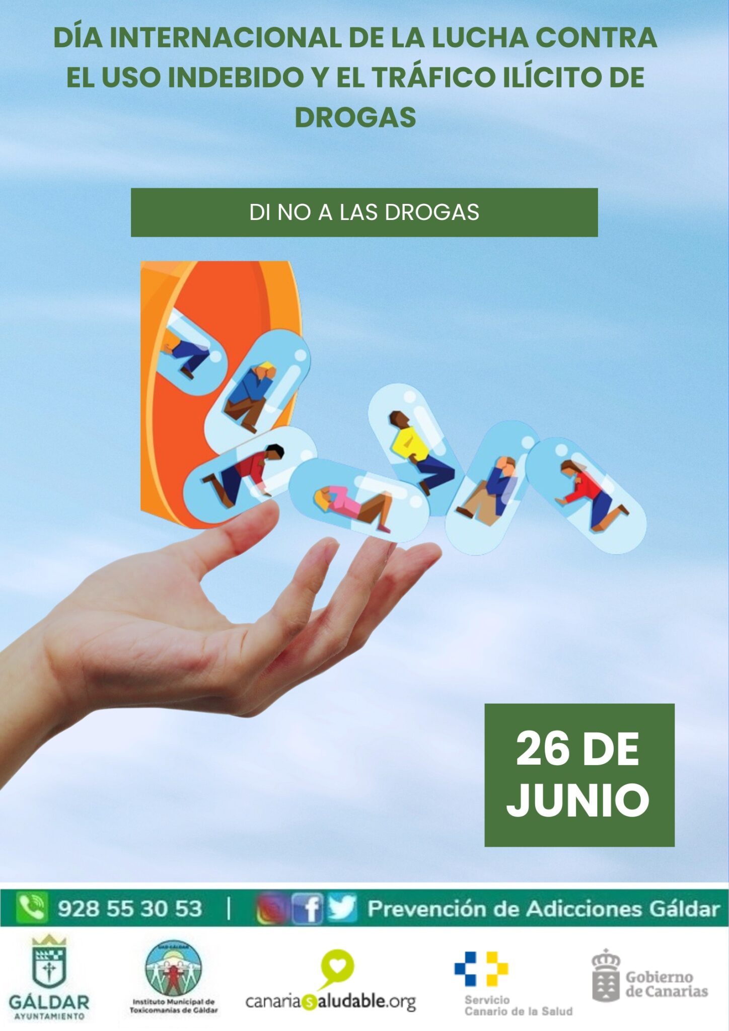 Gáldar se suma al Día internacional de la lucha contra el uso indebido y el tráfico ilícito de ...